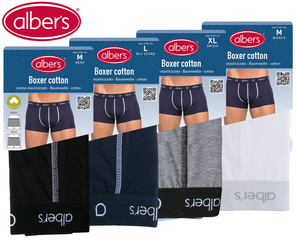 MEN'S TRUNKS BOXER COTTON - Alber's